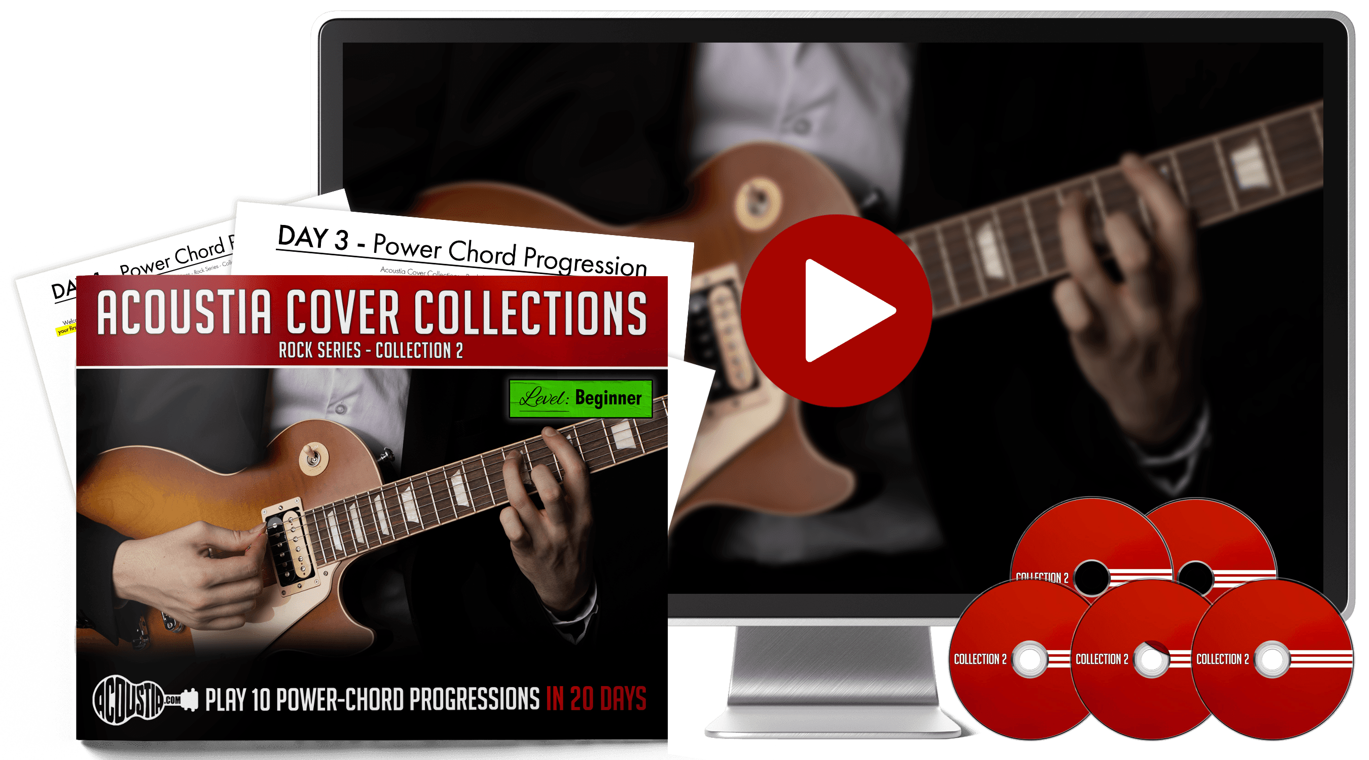 Acoustia Cover Collections • Rock Collection #2 • Play 10 Power-Chord ...